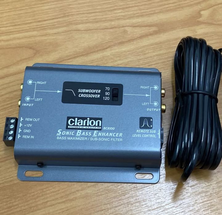 Clarion sonic bass enhancer | Lazada