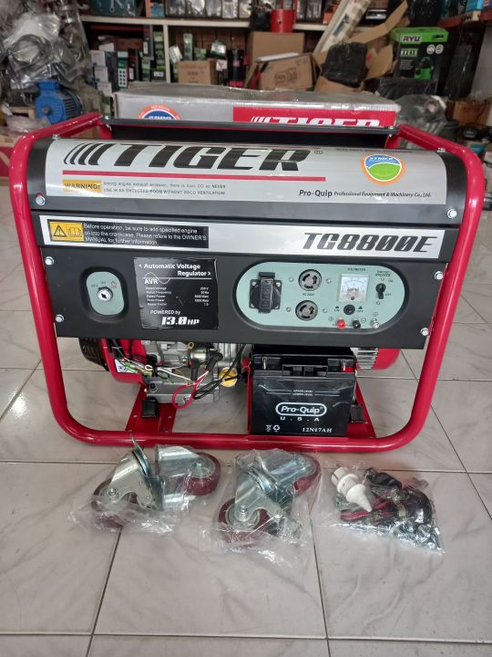 Genset 5500watt stater TIGER 8800E generator TIGER | Lazada Indonesia