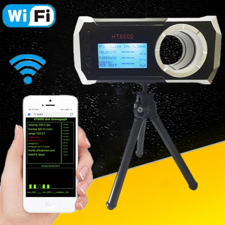 10-5000 FPS Multifunctional Shooting Chronograph Wifi Shooting Speed ...