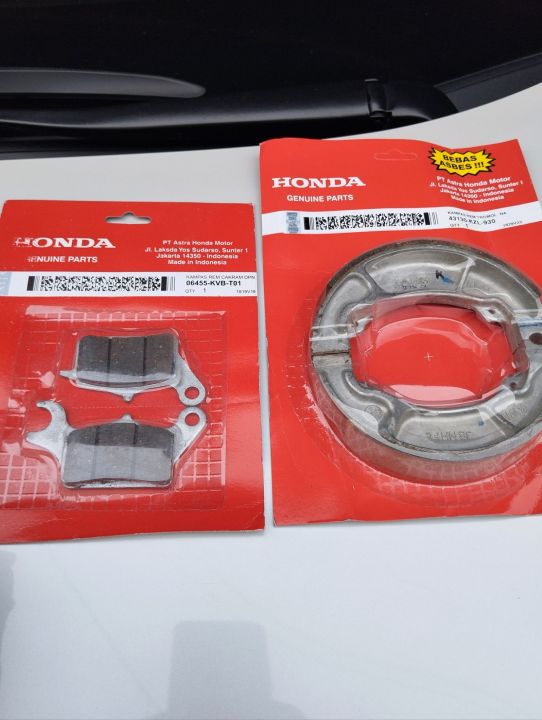 ORIGINAL BRAKEPAD SET FOR HONDA BEAT V1 V2 HONDA CLICK V1 125 150 ...