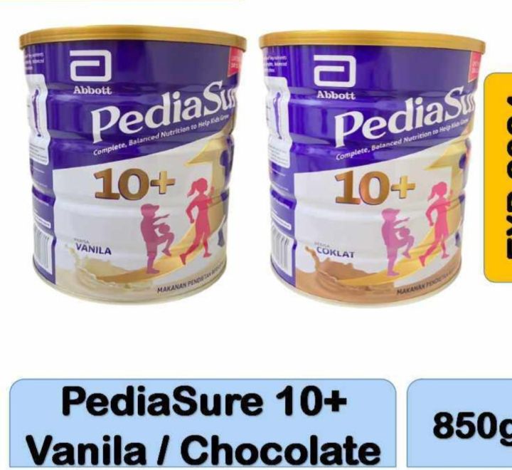EXP 2025 PediaSure 10+ PLUS (10-15 years) Vanila/Chocolate 850g | Lazada