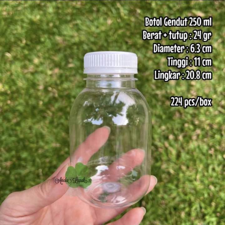 Botol Gendut 250 ml Botol Juice Kopi Manis Cantik | Lazada Indonesia