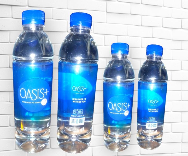 OASIS PLUS WATER PH 9 BOTOL MINI 330ML/BOX/ ISI 24 BOTOL | Lazada Indonesia