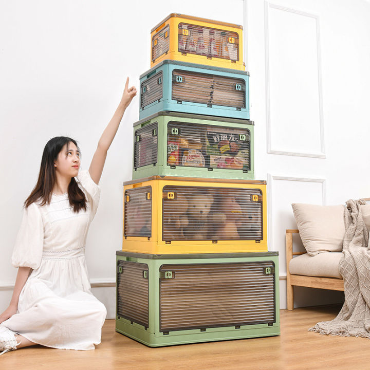 Foldable Storage Box Five Door Large Capacity Storage Organizer Box 45L ...