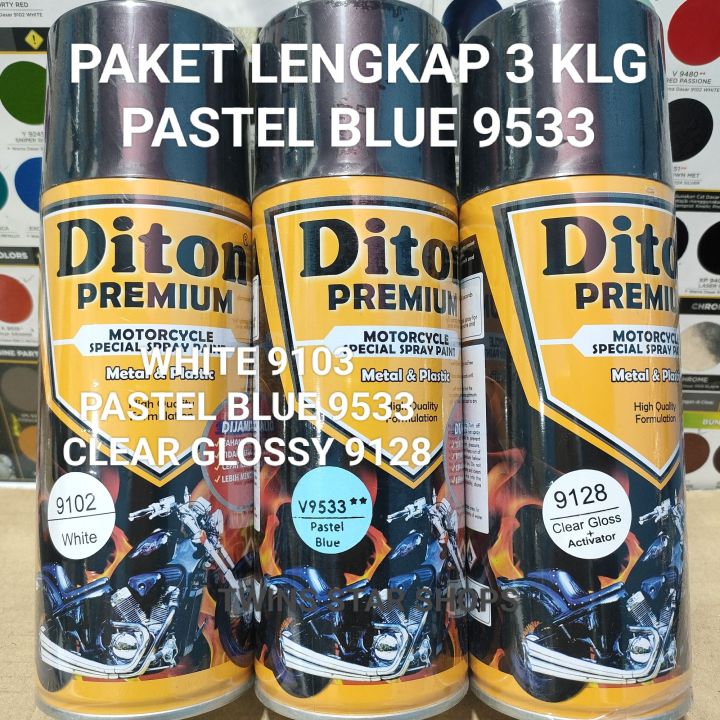 Pilok Pilox Cat Semprot Diton Premium Paket Lengkap 3 Kaleng 400cc ...