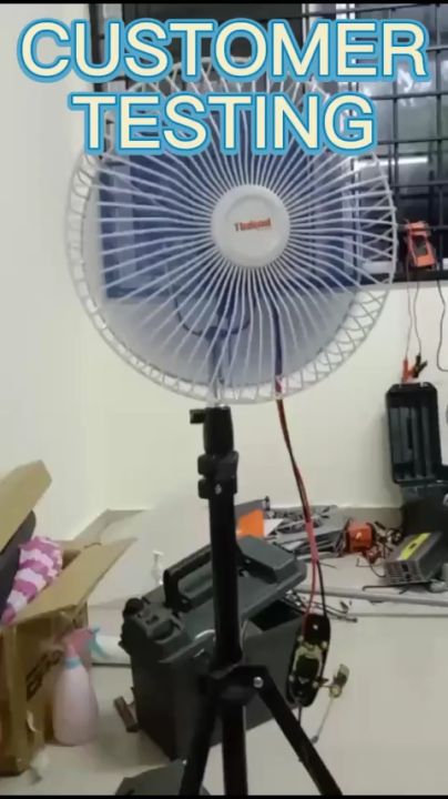 S2U Car Oscillating Fan Car Lorry Truck DC 12 24V Fan 8 Inch Kipas ...