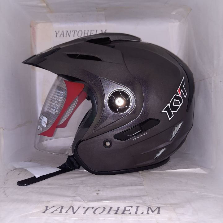HELM KYT VENOM ABU ABU | Lazada Indonesia