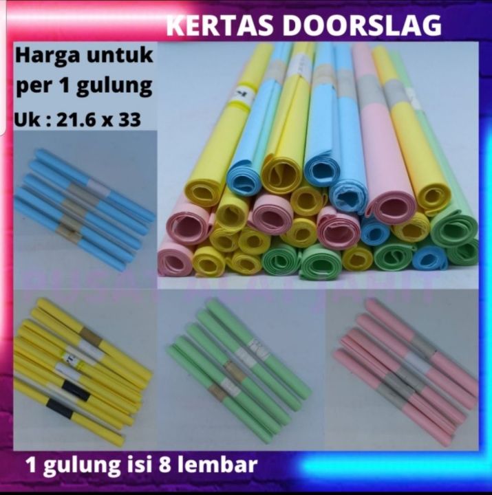 KERTAS DOORSLAG DORSLAG DUSLAK DUSLAH PEMBUNGKUS PACKING BAJU SEPATU ...