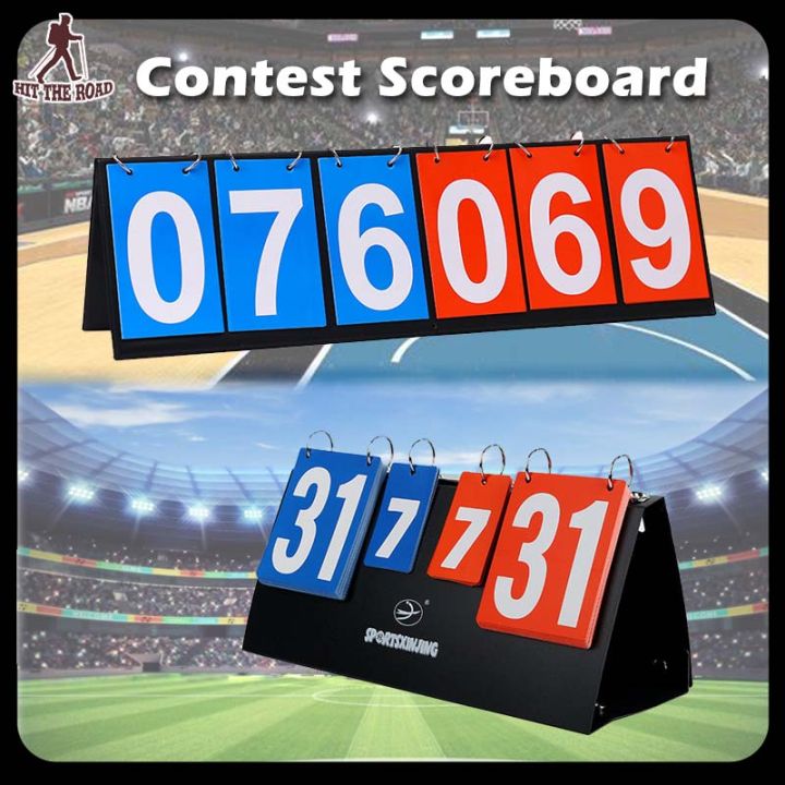 Double-sided Display Scoreboard Table Tennis Badminton Basketball ...