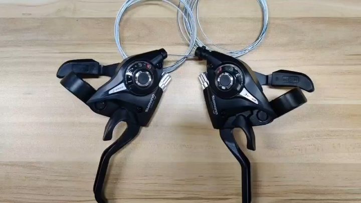 SHIMANO Shifter SL-EF51 3X7/3X8 Speed with Cable Mountain Bike Bicycle ...