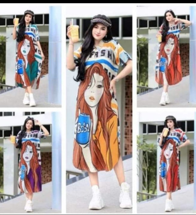 Daster Terbaru 2023 Viral Kekinian/ Home Dress Korean style/Daster ...