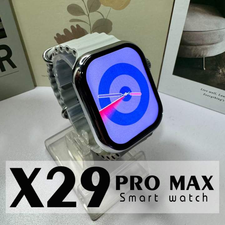 ใหม่ล่าสุด X29 Pro max สมาร์ทวอทช์ 2024 จอ45mm คู่มือภาษาไทย รับสายได้ ...