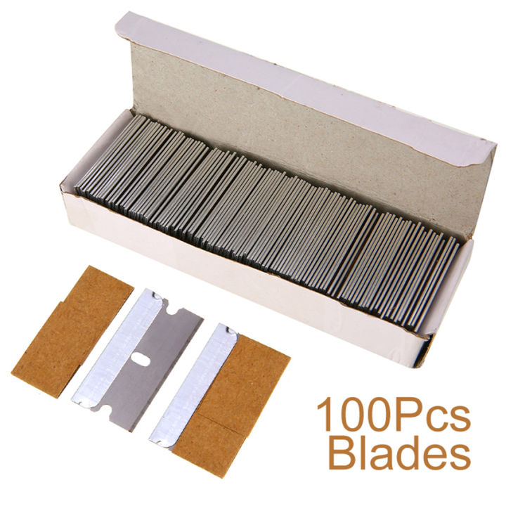 100pcs/Box Single Edge Razor Scraper Blade Carbon Steel for Blade ...