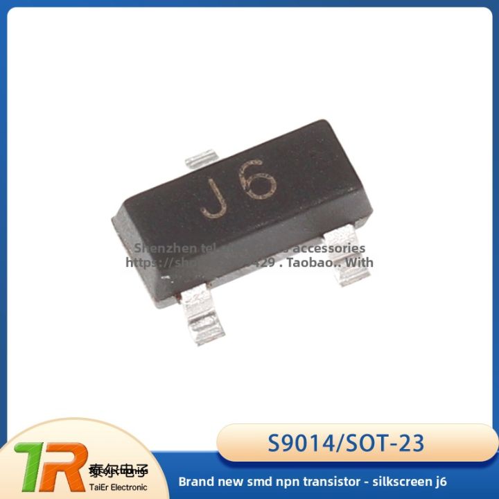New S9014 SOT-23 Silk Screen J6 NPN Transistor 3000pcs per Lot for ...