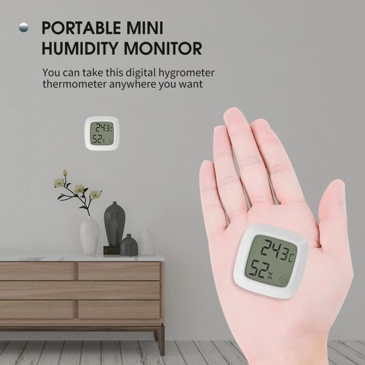 Hygrometer Thermometer Accurate Mini Humidity Monitor Desk Wall ...