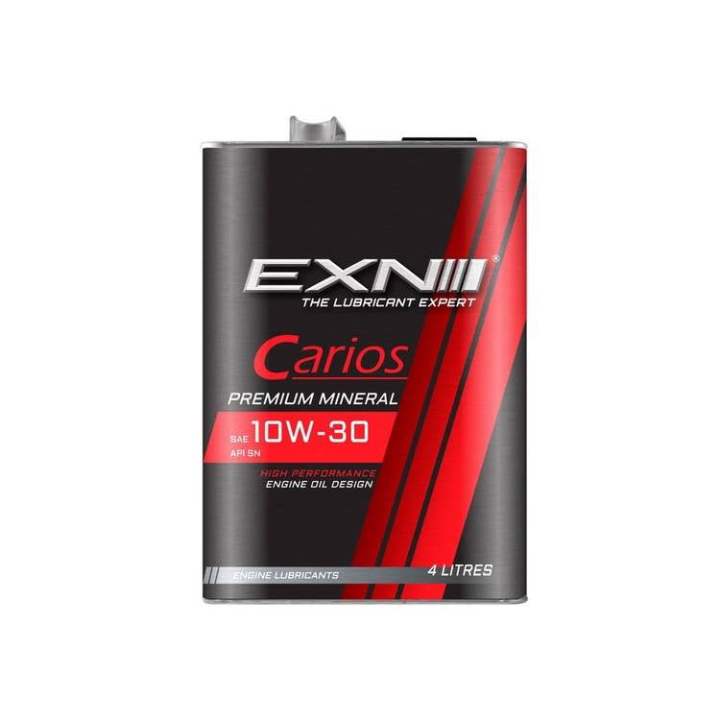 EXN Carios SAE 10W30 - Premium Mineral Engine Oil (4Liter) | Lazada