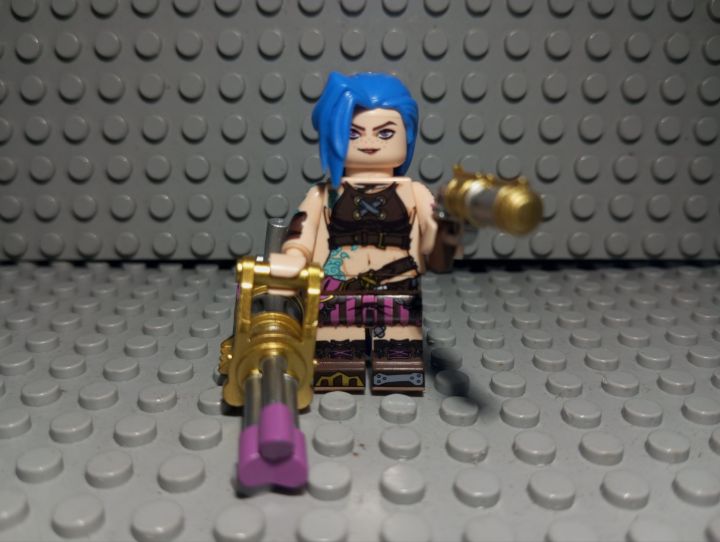 block figures arcane jinx vi caitlyn minifigures lol | Lazada PH