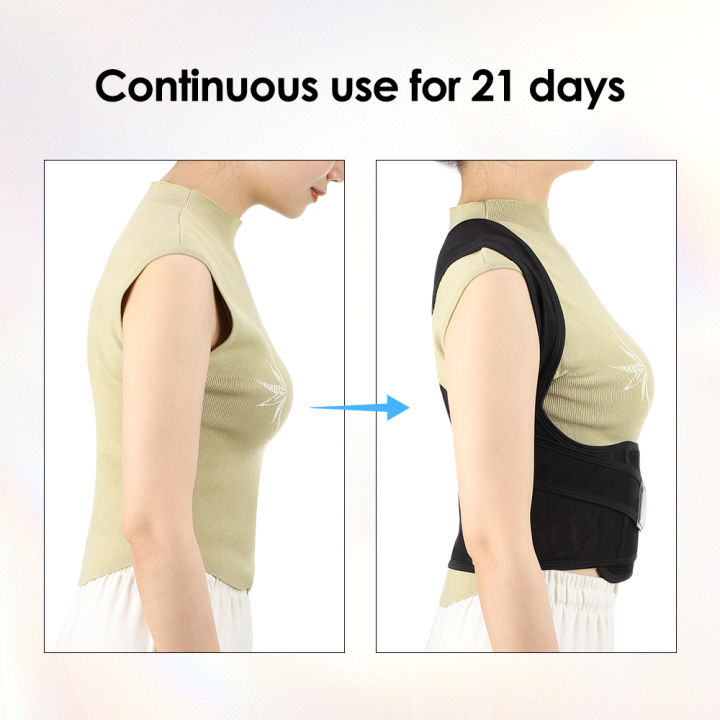 Shoulder And Back Posture Correction With Camel Straps Adult Body Shape ...