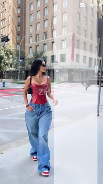 For Teens Highwaist Baggy Wideleg Fit Pants New Trend COD [REFURBISHED] | Lazada PH