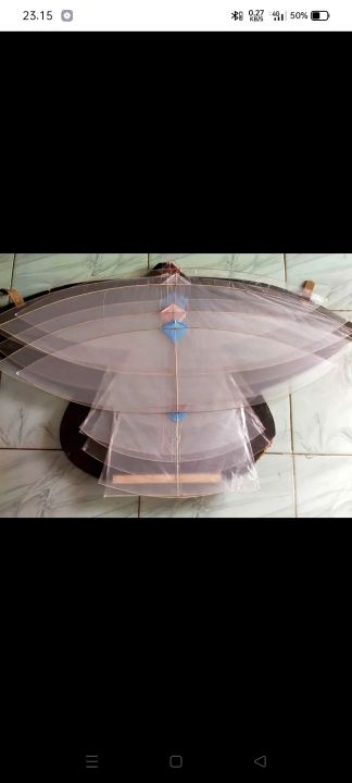 kerangka layang layang papiran burungan 1 meter ( rakit sendiri ...