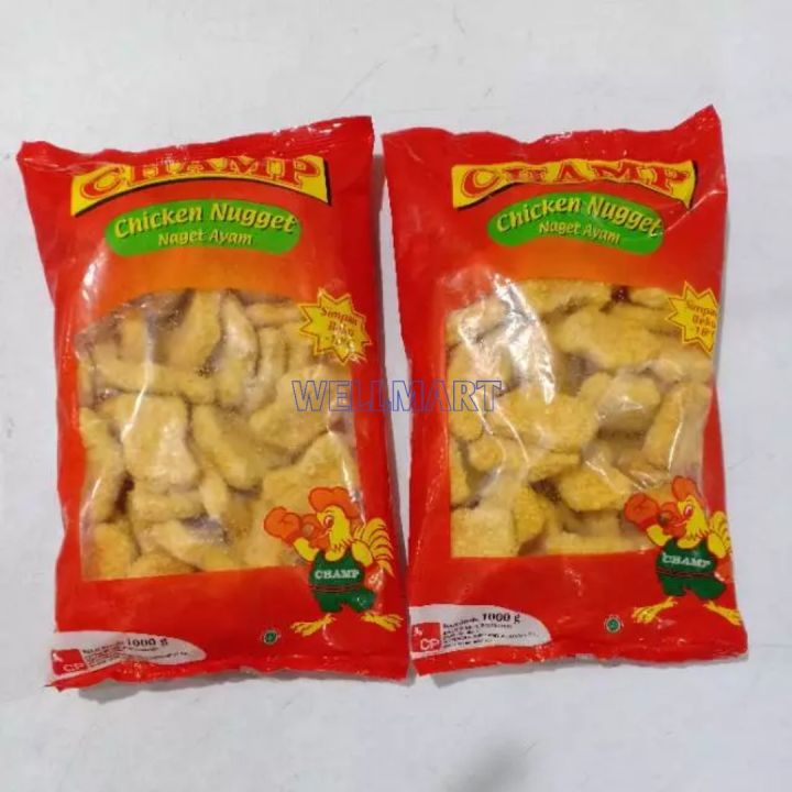 Champ Chicken Nugget 1 Kg Naget Ayam Frozen Food | Lazada Indonesia