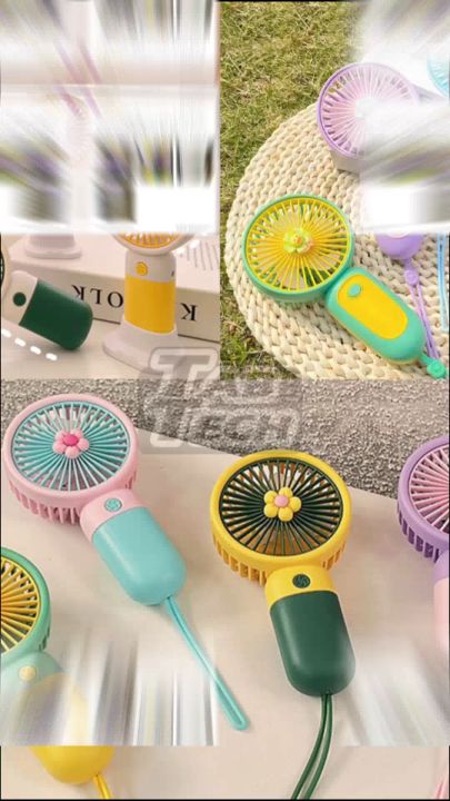 Mini Hand Pocket Stand Fan USB Charging Portable Stand Fan For Student ...