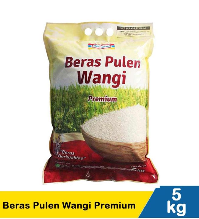 Indomart beras pulen wangi 5kg | Lazada Indonesia