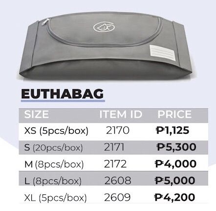 Euthabag Small 20pcs per box | Lazada PH