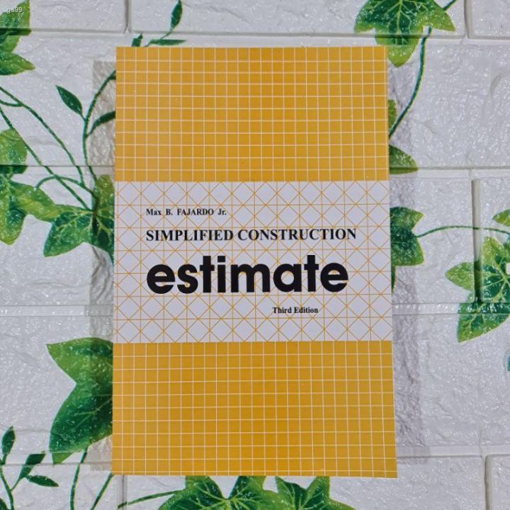 Simplified Construction Estimate Third Edition By Max Fajardo | Lazada PH