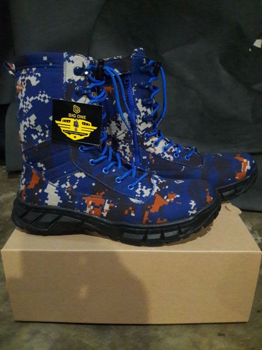 Sepatu Pdl Loreng Polairud | Lazada Indonesia