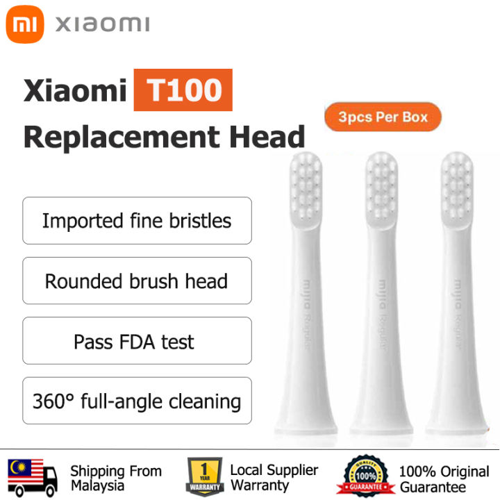 Xiaomi Mi T100 Toothbrush Replacement Heads T100 Electric Tooth Brush Heads Mijia Fine Bristles ...