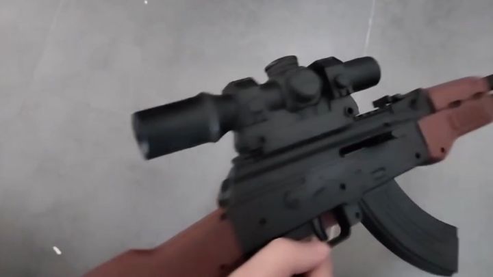 AK 47 Gel Blaster Gun With Scope For Kids AKM Gifts Rifle Blasters Toy ...