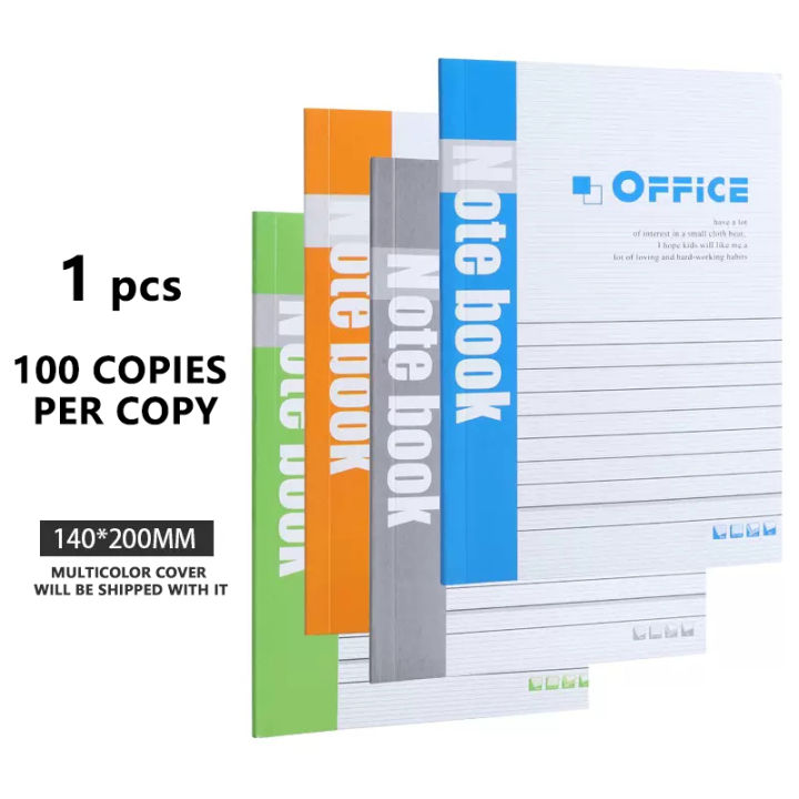 A5 Size Exercise notebook Lined Office Supplies Soft Copy Record Book ...