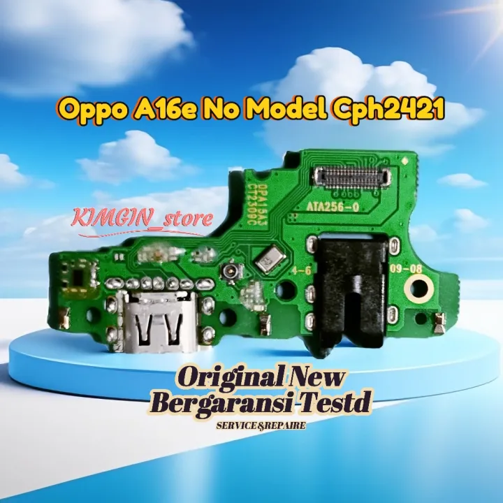 Konektor Cas Papan Konektor Cas Mic Oppo A16e Cph2421 Original | Lazada ...