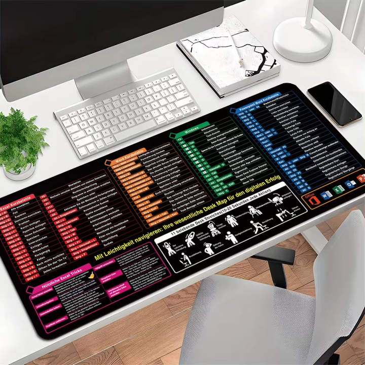 NEW German Deutsch Excel Word Powerpoint Windows Shortcuts Keys Mouse ...