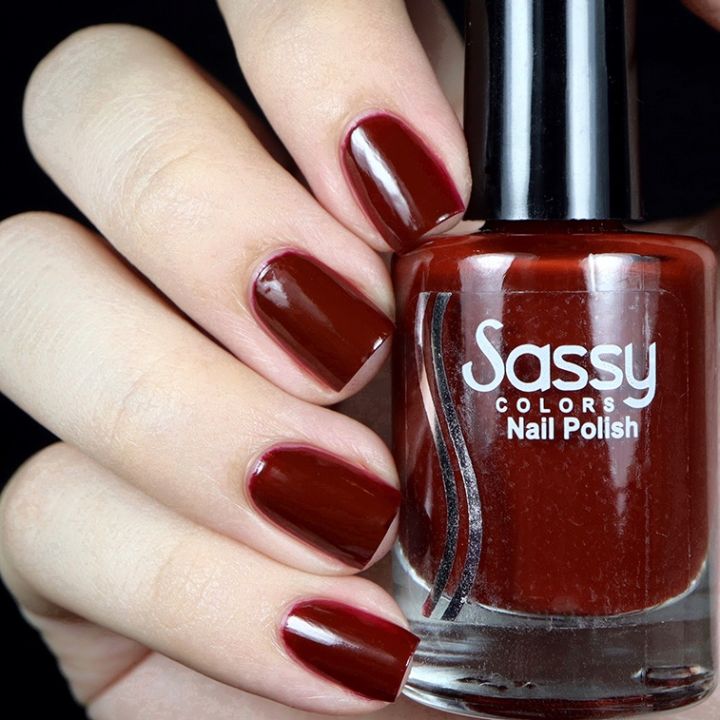 shade: P*SSY RED sassy nail polish big size 12ml | Lazada PH