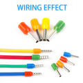 100pcs E6012 Insulated Ferrules Terminal Blocks Cord End Wire Connector ...
