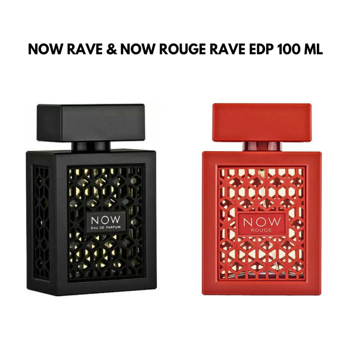 น้ำหอมนำเข้าจากดูไบ ฯ | Now Rave & Now Rouge Rave EDP 100ml Original By ...