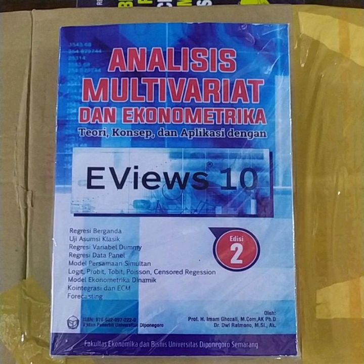 analisis multivariat dan ekonometrika eviews 10 | Lazada Indonesia