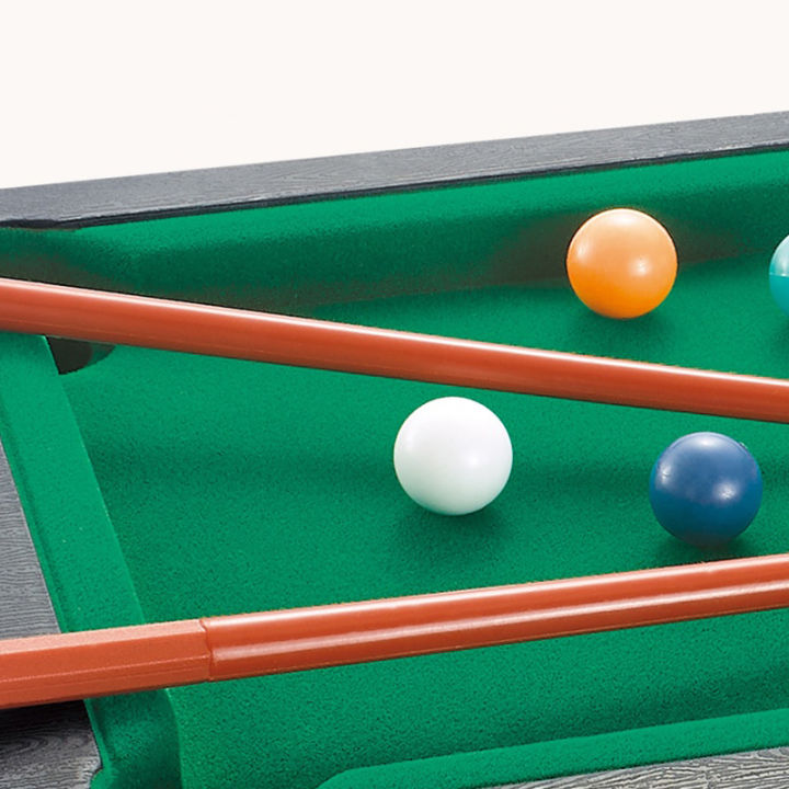 Billiard Table Set For Kid Mini Billiards Full Set Toy Tabletop Pool ...