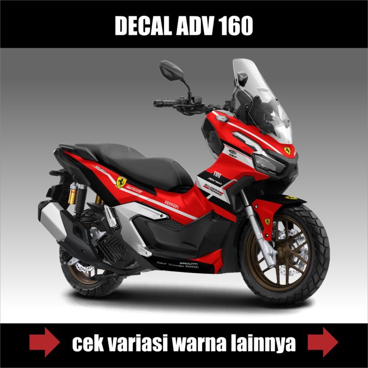 DECAL STIKER ADV 160 NEW EDISI P / STRIPING MOTOR HONDA ADV 160 FULL ...