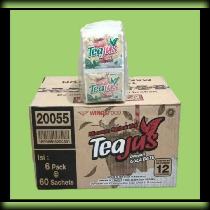 Teajus 1 Dus Isi 6 Pak / 360 Sachet | Lazada Indonesia