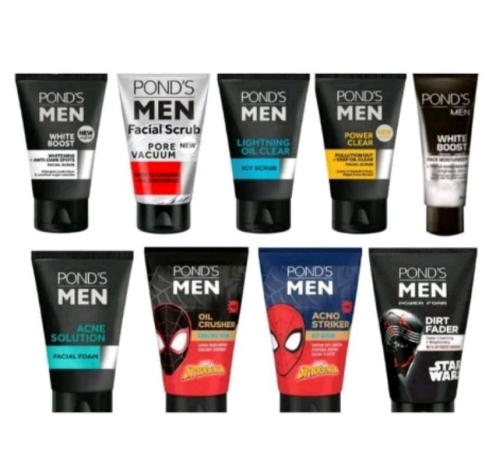 ponds men facial foam all variant ( sabun wajah) 100ml | Lazada Indonesia