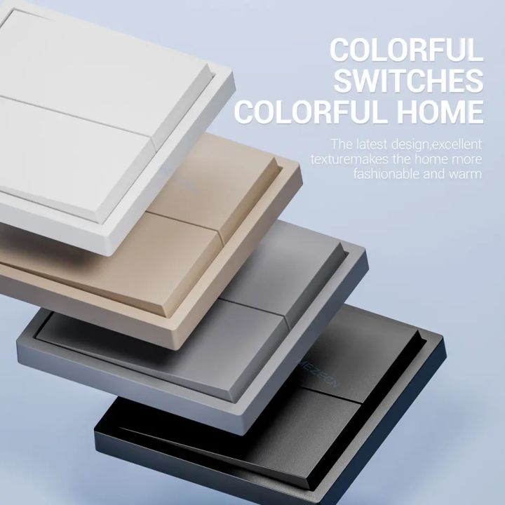 Two-Way Switch European Standard Socket PC Panel Single Control Double ...