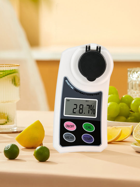 Digital Refractometer 0.0-55.0% Brix Sugar Meter สำหรับกาแฟน้ำผลไม้ผัก ...