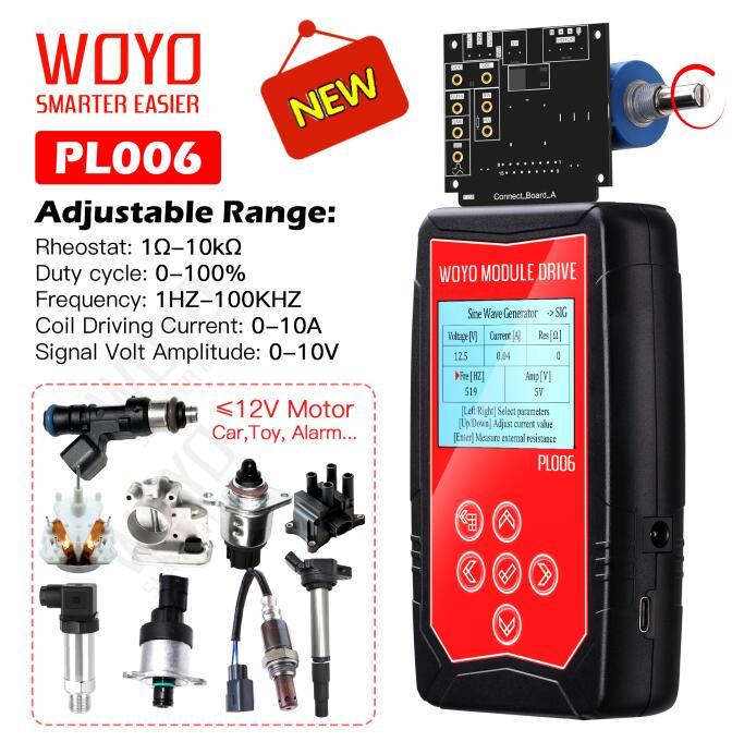 WOYO PL006 New Automobile Ignition Coil Test Injector Solenoid Valve ...