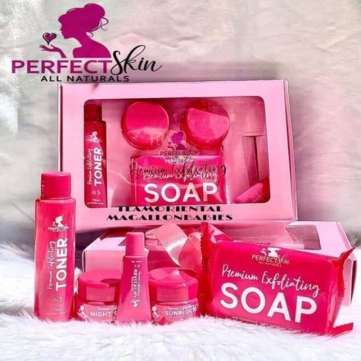perfect skin exfoliating set | Lazada