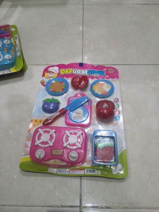 Mainan anak madak masakan buah potong plastik mika press | Lazada Indonesia
