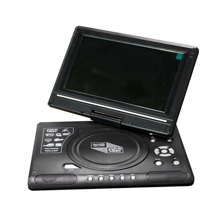 Mini Portable DVD CD EVD Player 9.8 Inch Digital Desktop Smart TV Player with Remote Control 270 ...