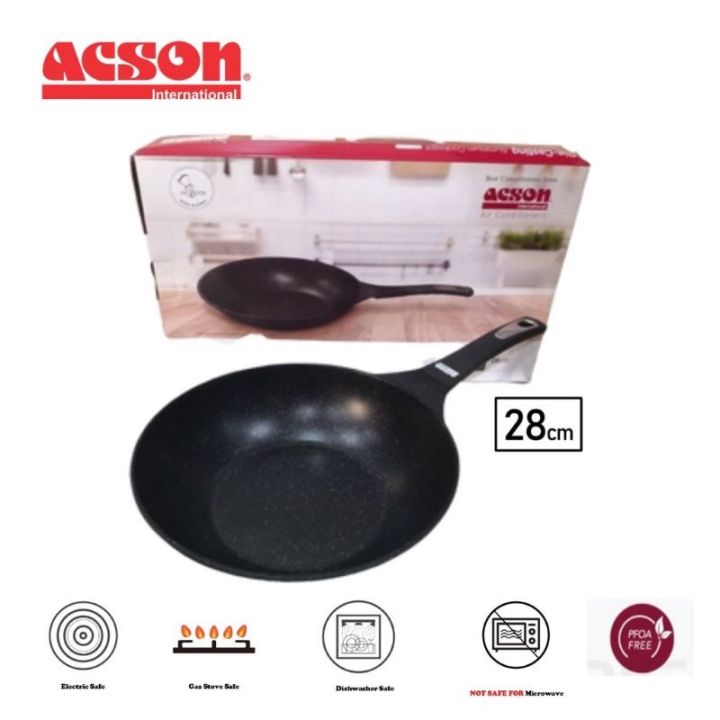 Ready Stock Mother Goose Cookware Wok (USA) XYLAN PLUS 28cm Non-stick ...